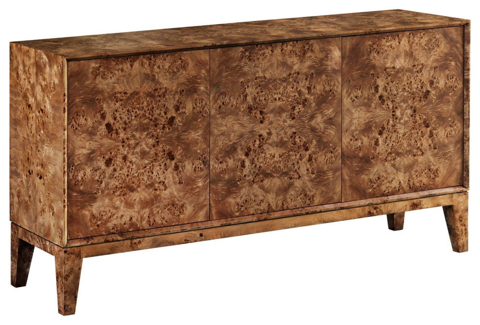 Mappa 65" 3-Door Sideboard, Dark Burl