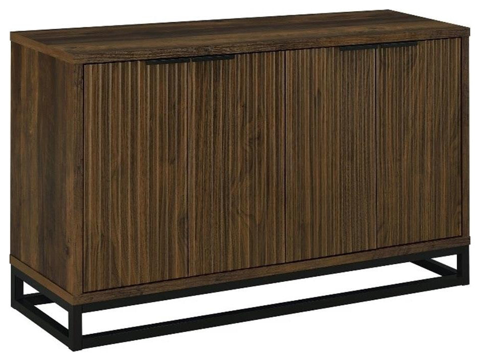Coaster Ryatt 4-door Transitional Engineered Wood Accent Cabinet in Da