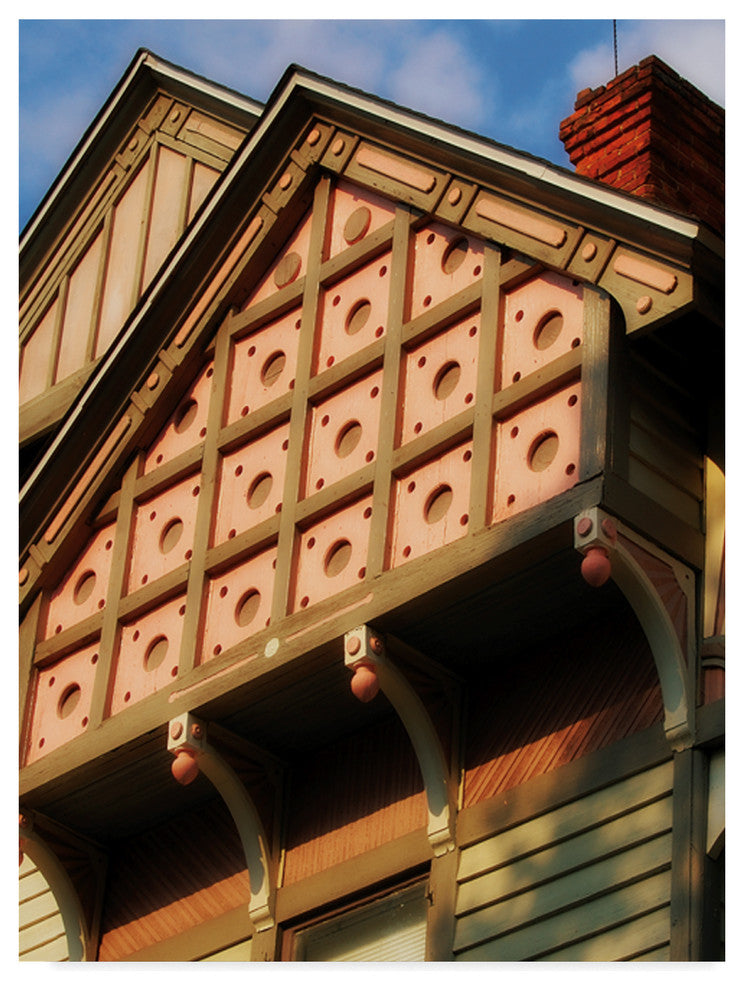John W. Golden 'Exterior Tiles' Canvas Art, 47"x35"