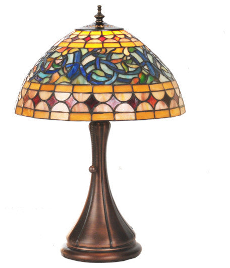 18"H Tiffany Tavern Accent Lamp