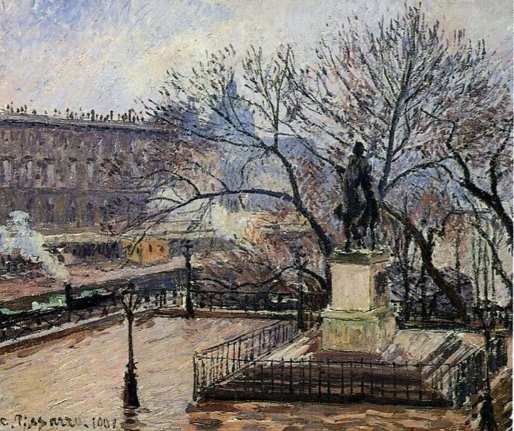Camille Pissarro The Raised Tarrace of the Pont-Neuf Wall Decal