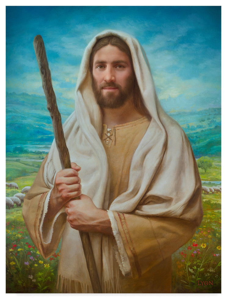 Howard Lyon 'Feed My Sheep' Canvas Art, 32"x24"