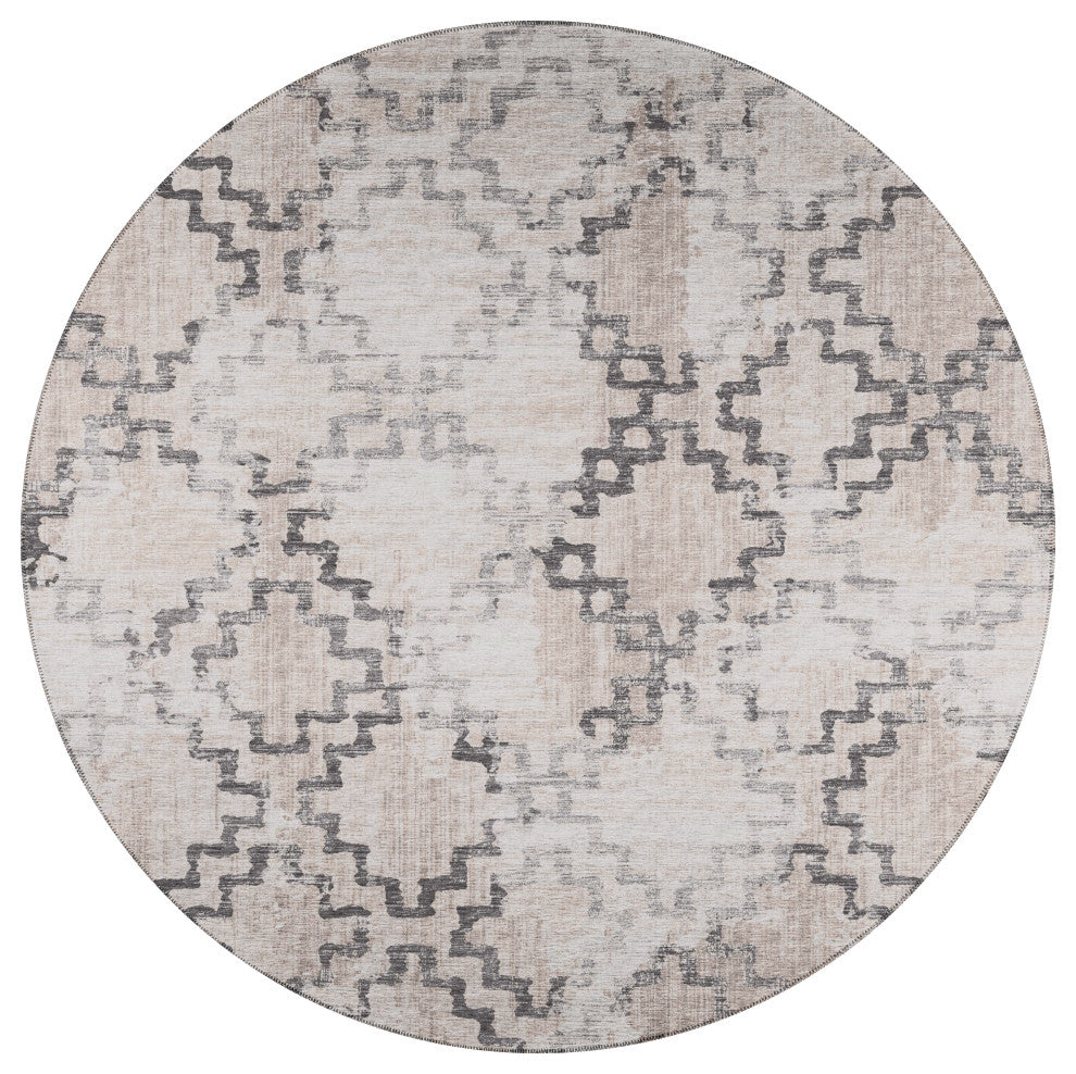 Dalyn Indoor/Outdoor Sedona SN15 Stucco Washable 4'x4' Round Rug
