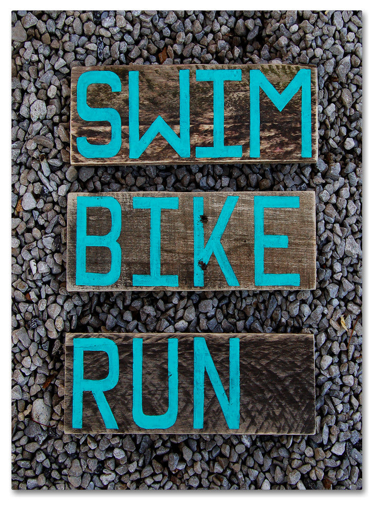 Nicole Dietz 'The Triathlete' Canvas Art, 19x14