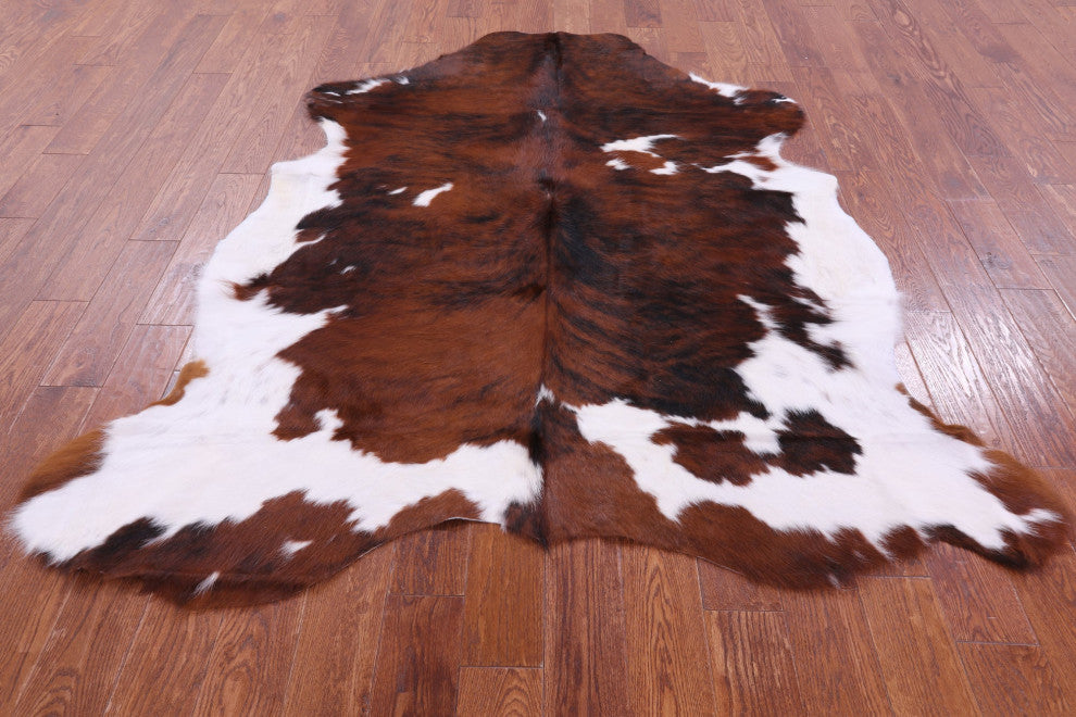 Organic Natural Hair-on Cowhide Area Rug 6' 8" X 6' 0" C1632