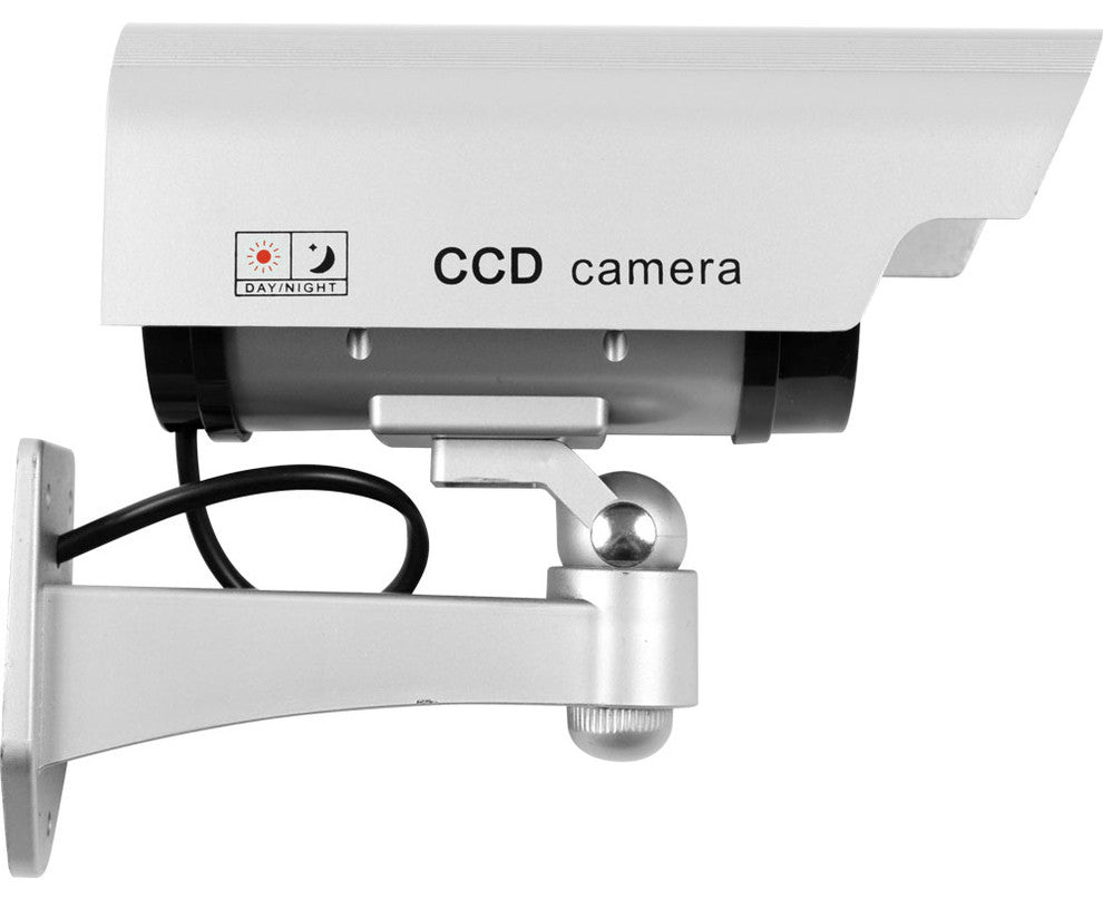 Security Camera Decoy with Blinking LED and Adjustable Mount by Tradem