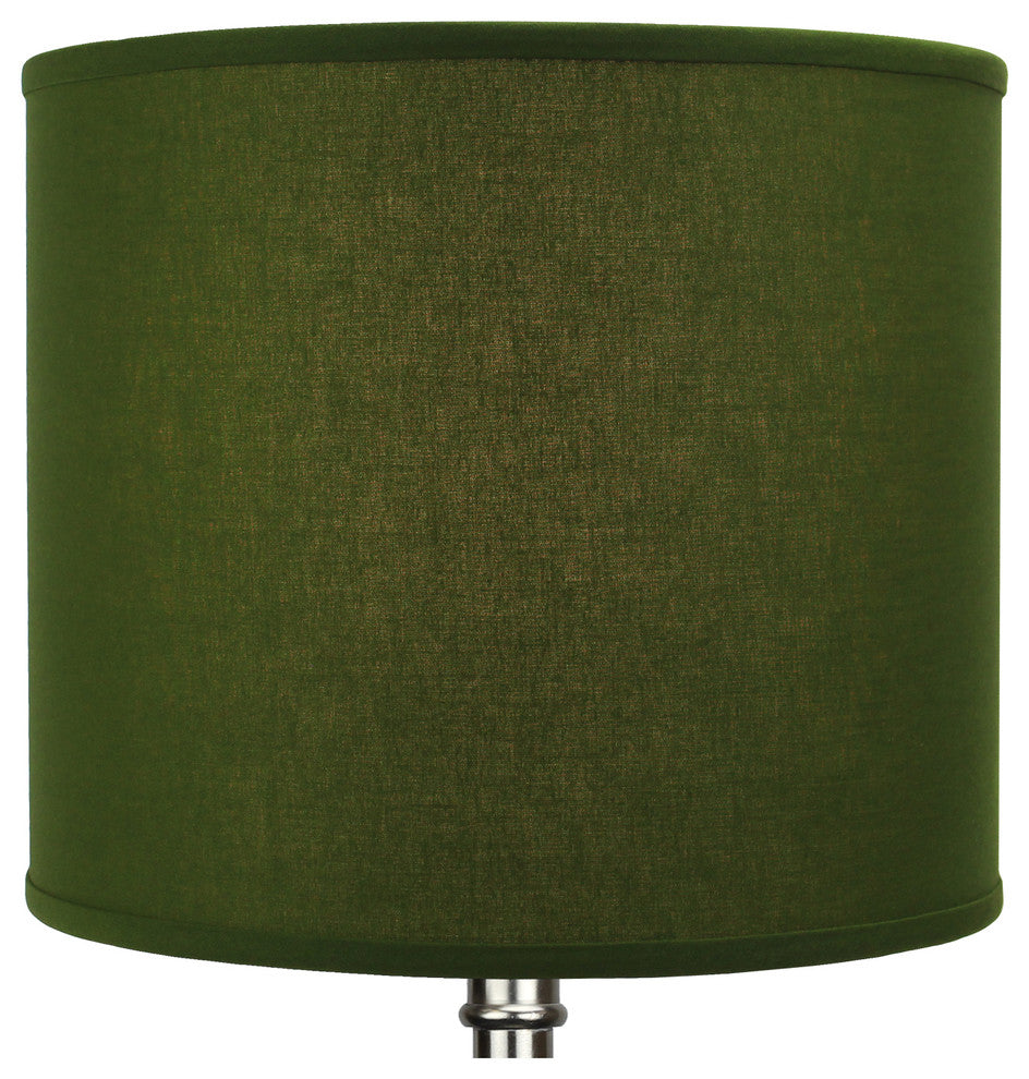 Fenchel Shades, 14"x14"x12" Spider Attachment Drum Lamp Shade, Linen