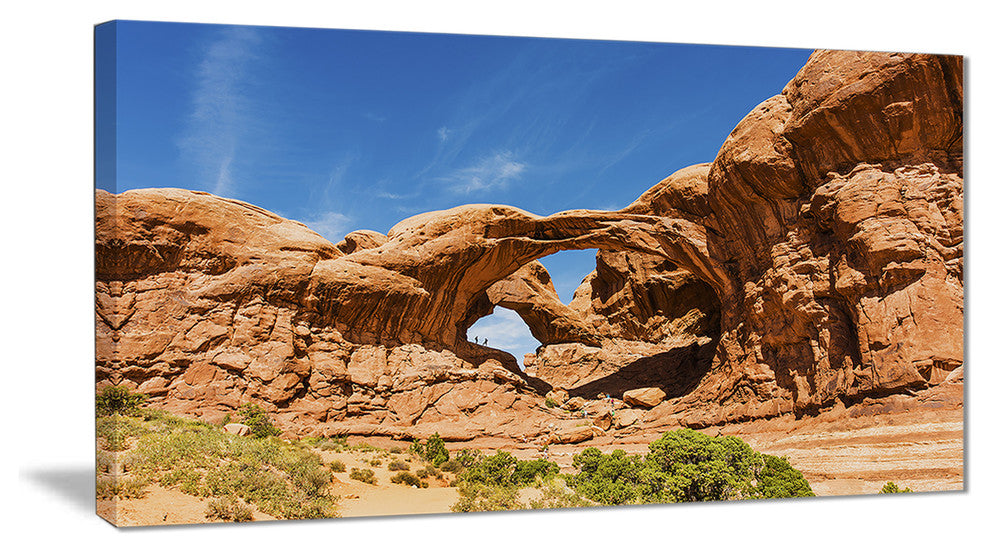 "double Arch In Arches National Park" Photograph Print