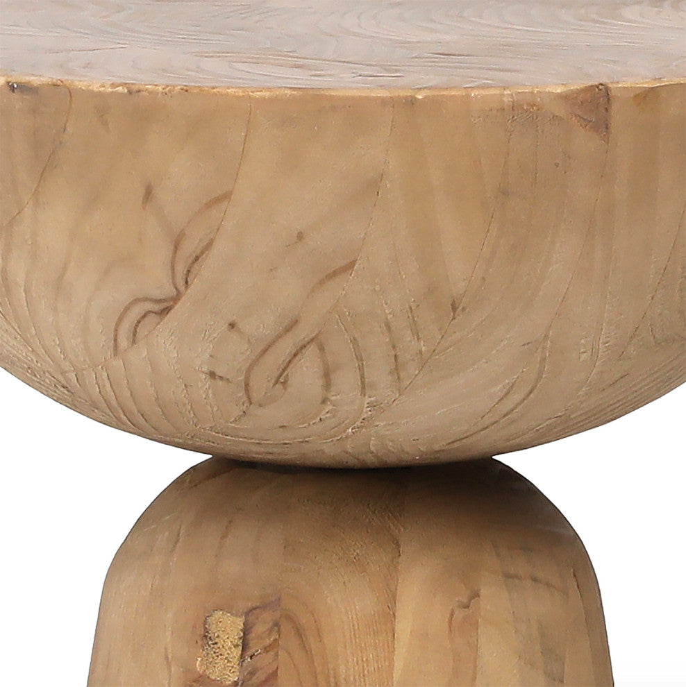 Brea Modern Wood Side Table