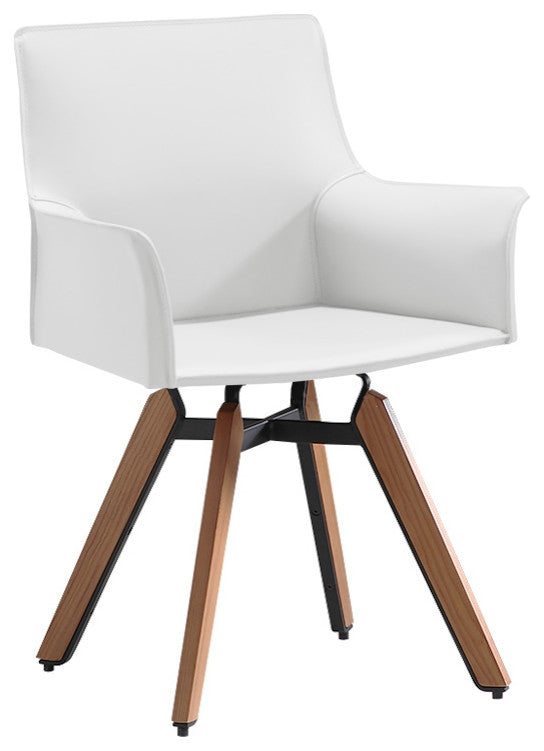 Karina Arm Dining Chair, White