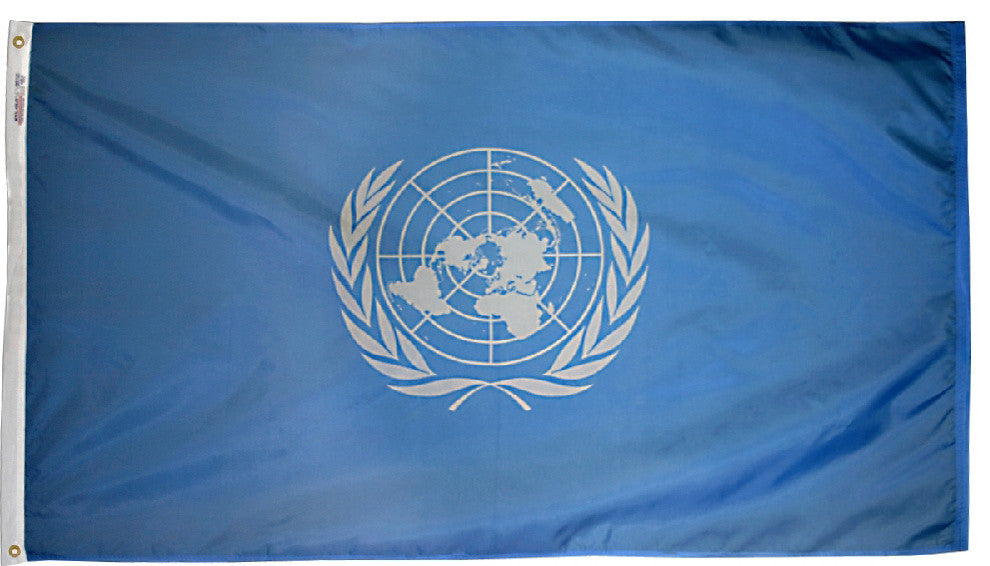 United Nations, 5'x8' Nylon Flag
