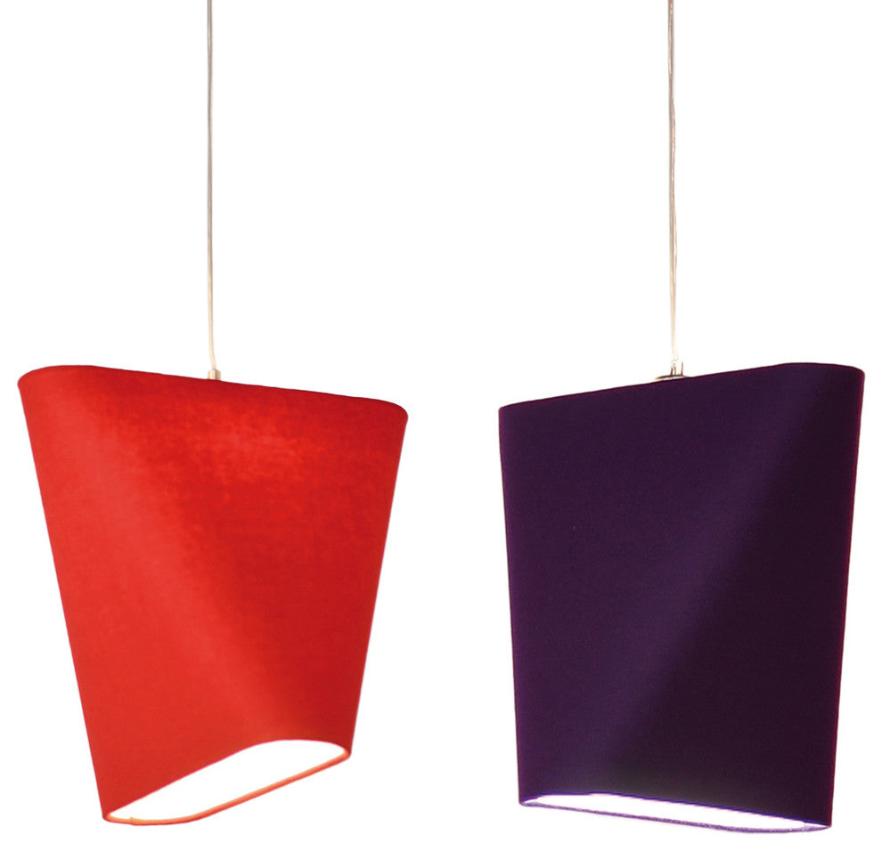 Innermost Modern Mnm Pendant Light, Purple Wool