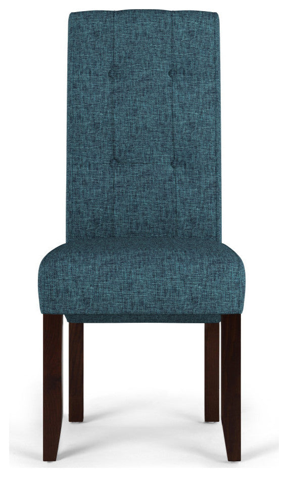 Cosmopolitan Parson Chair (Set of 2) in Denim Blue
