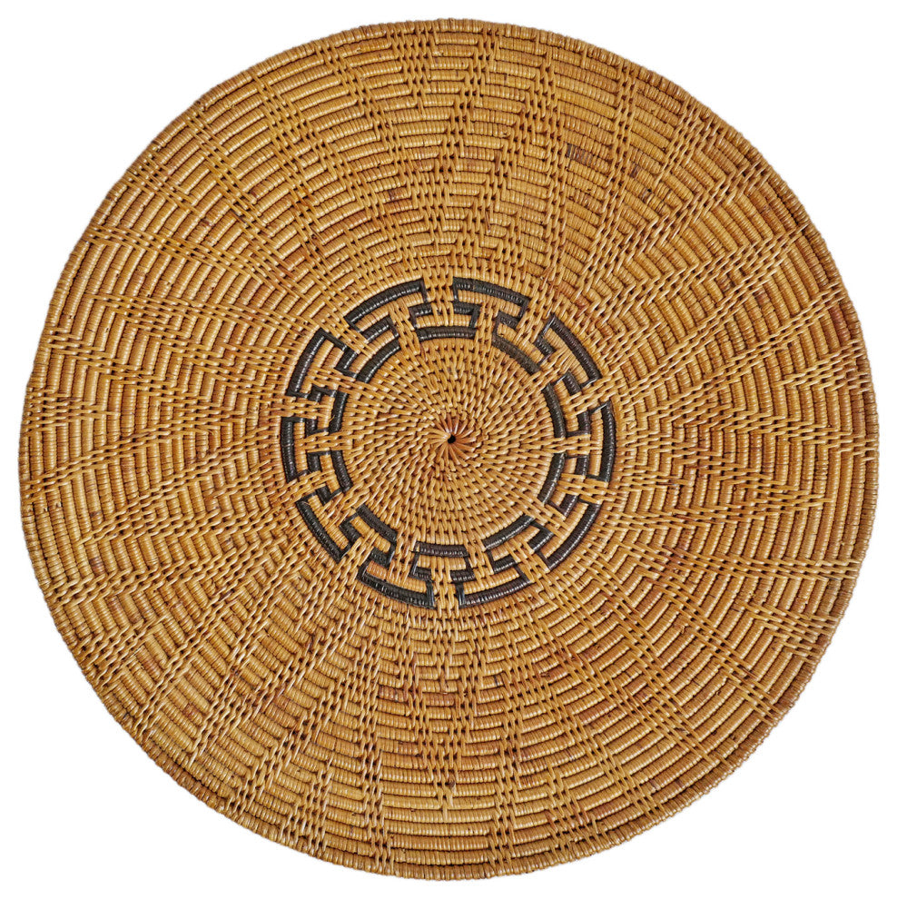 Rattan Border Basket WithLid