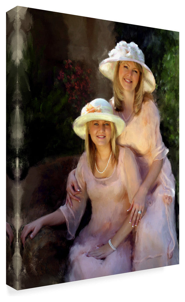 Sharon Forbes 'Katy and kim' Canvas Art, 19"x14"