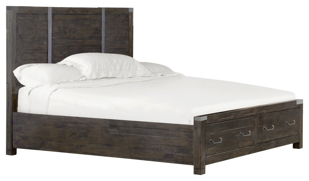Complete King Panel Storage Bed