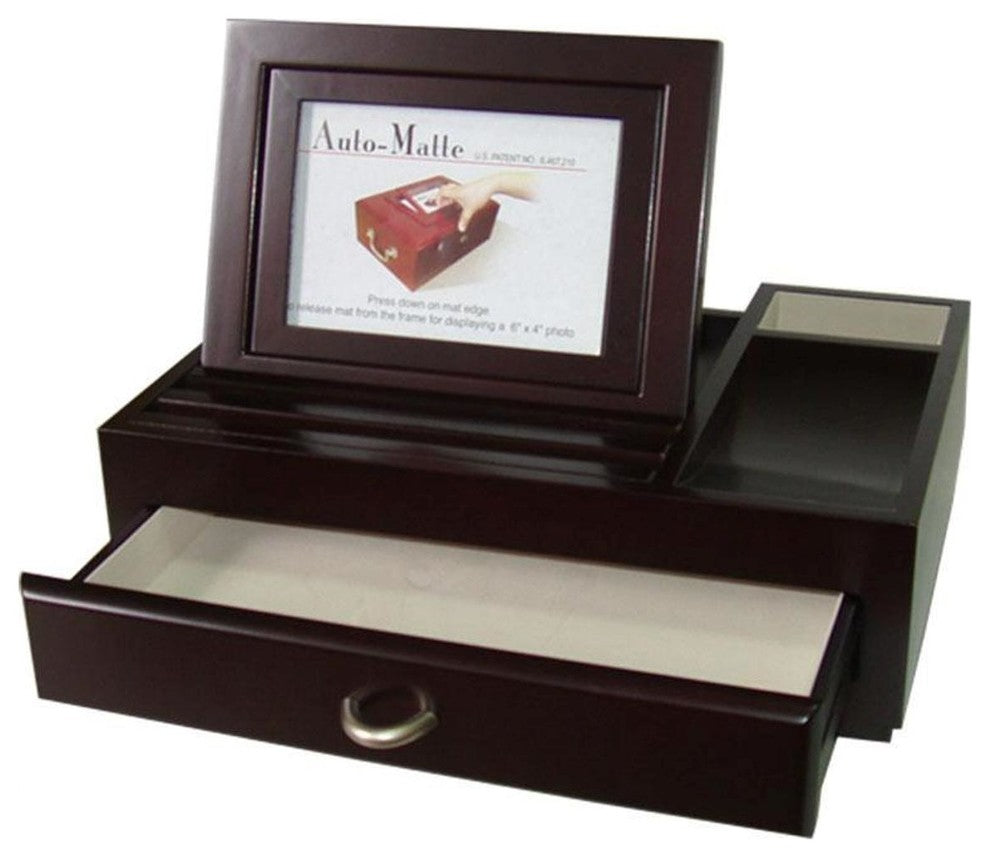 Elegance Valet Box With Picture Frame