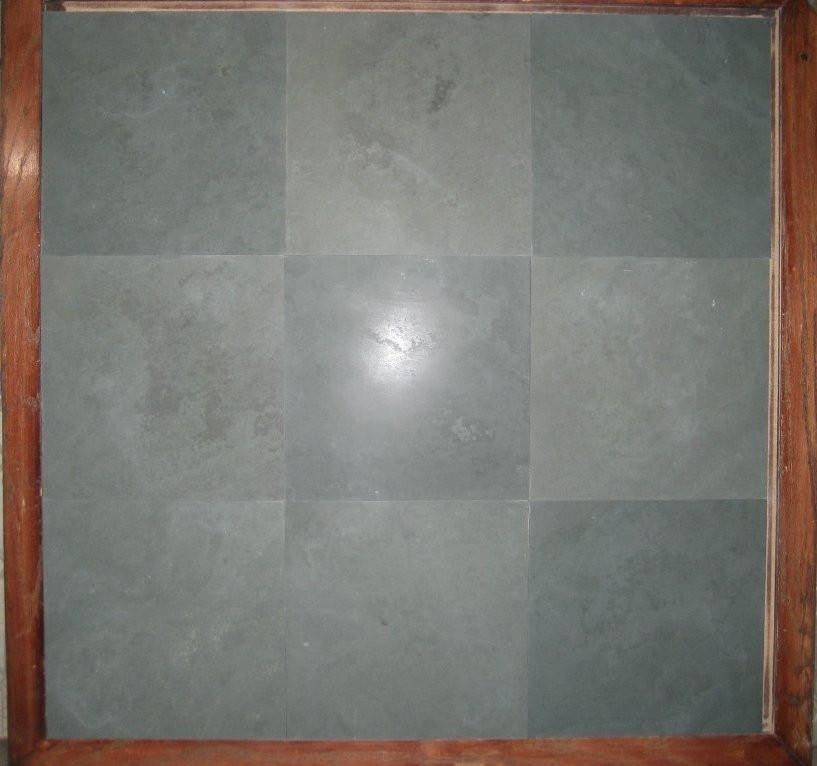 Jade Green Slate Tiles, Honed Finish, 12"x12", Set of 40