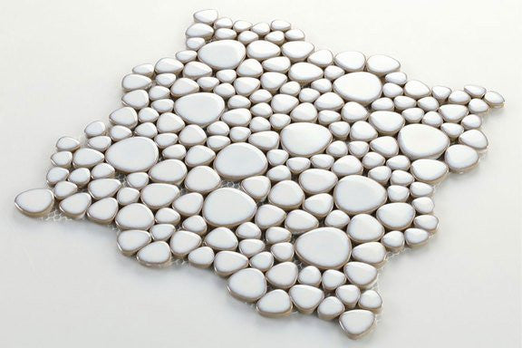 Mosaic Porcelain Tile Mancala Pebble Series Floor Wall Pool Bathroom S