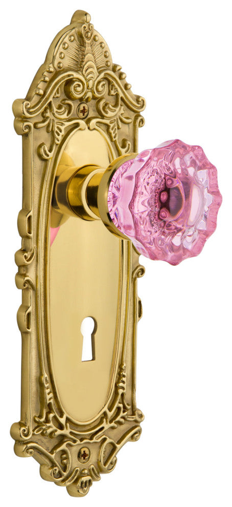 Nostalgic Warehouse VICCRP_PRV_238_KH Victorian Rose Privacy Door - Un