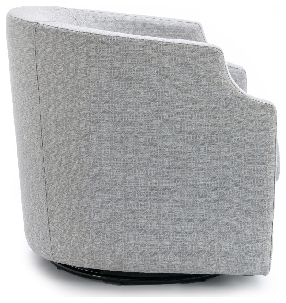 Infinity Swivel Barrel Chair, Sea Mist
