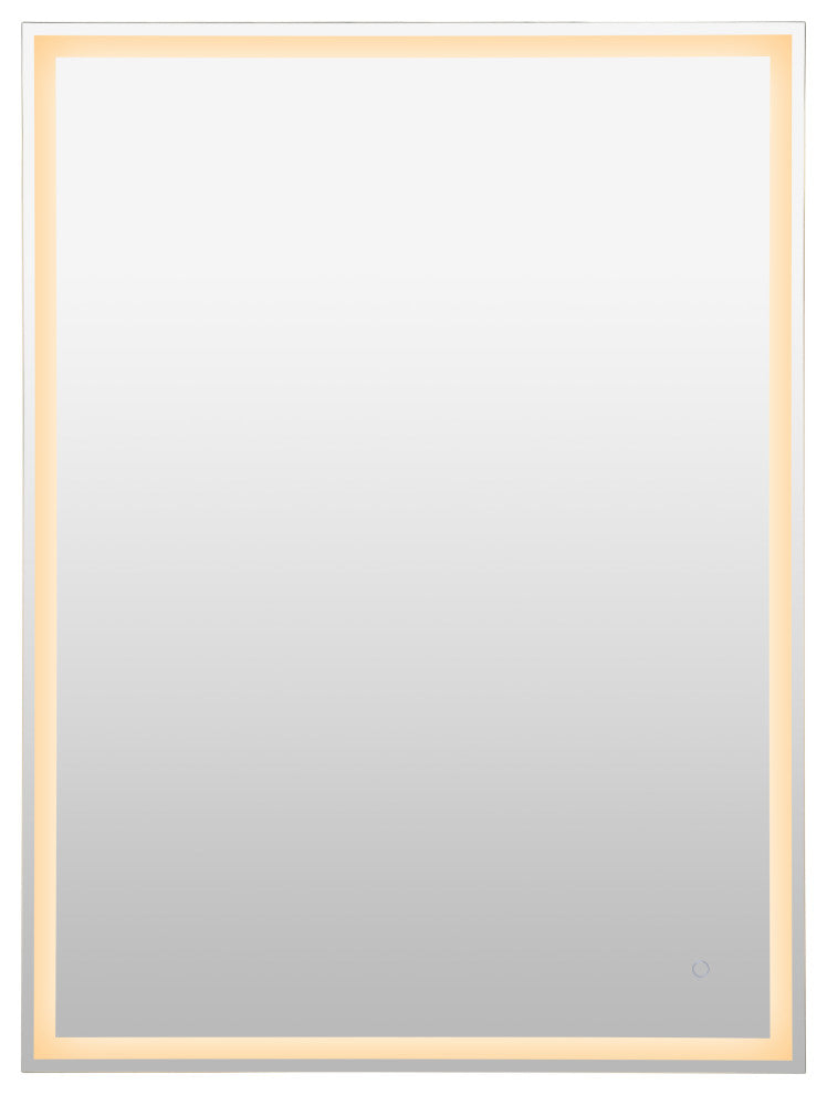 Pax Anti-Fog Front/Back-lit Bathroom Vanity Mirror, Touch Control, Hei