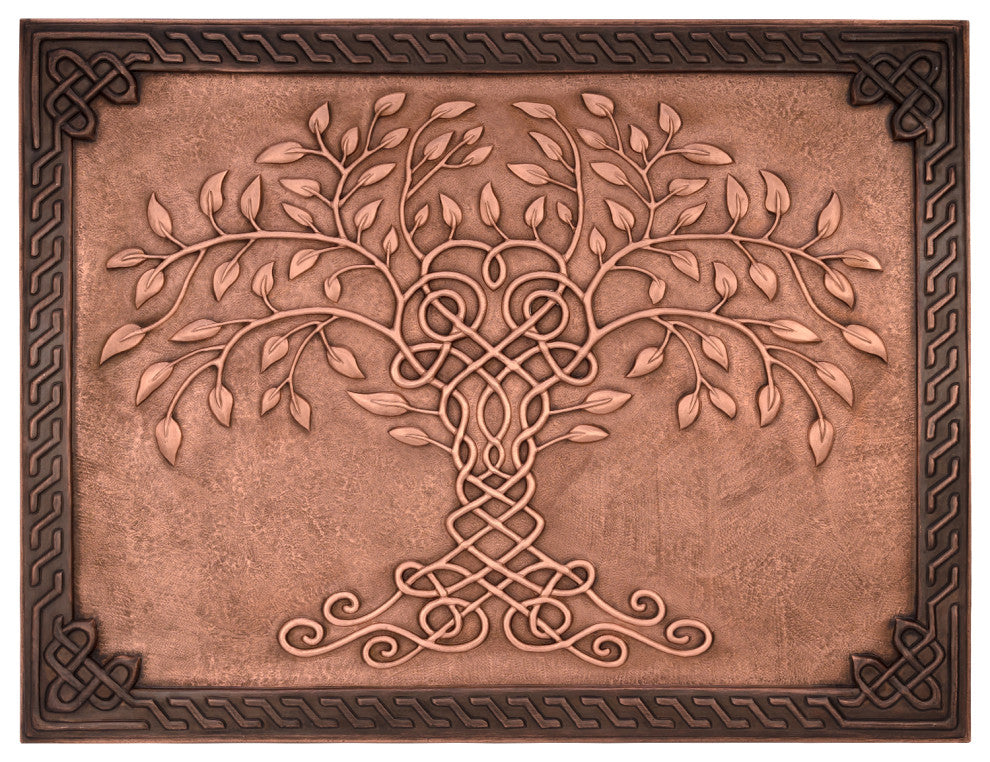 Tree of Life Custom Copper Backsplash Handmade Wall Decor Copper Kitch