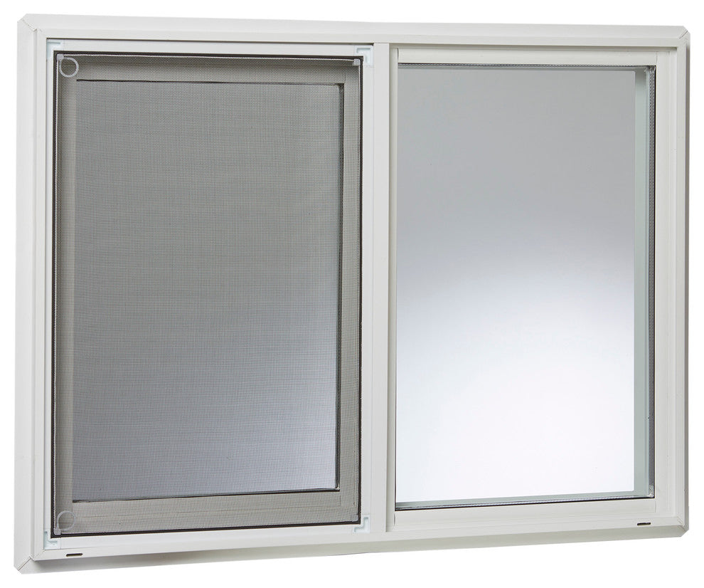 32" x 24" Vinyl Left, Hand Sliding Window with Dual Pane Insulated Gla
