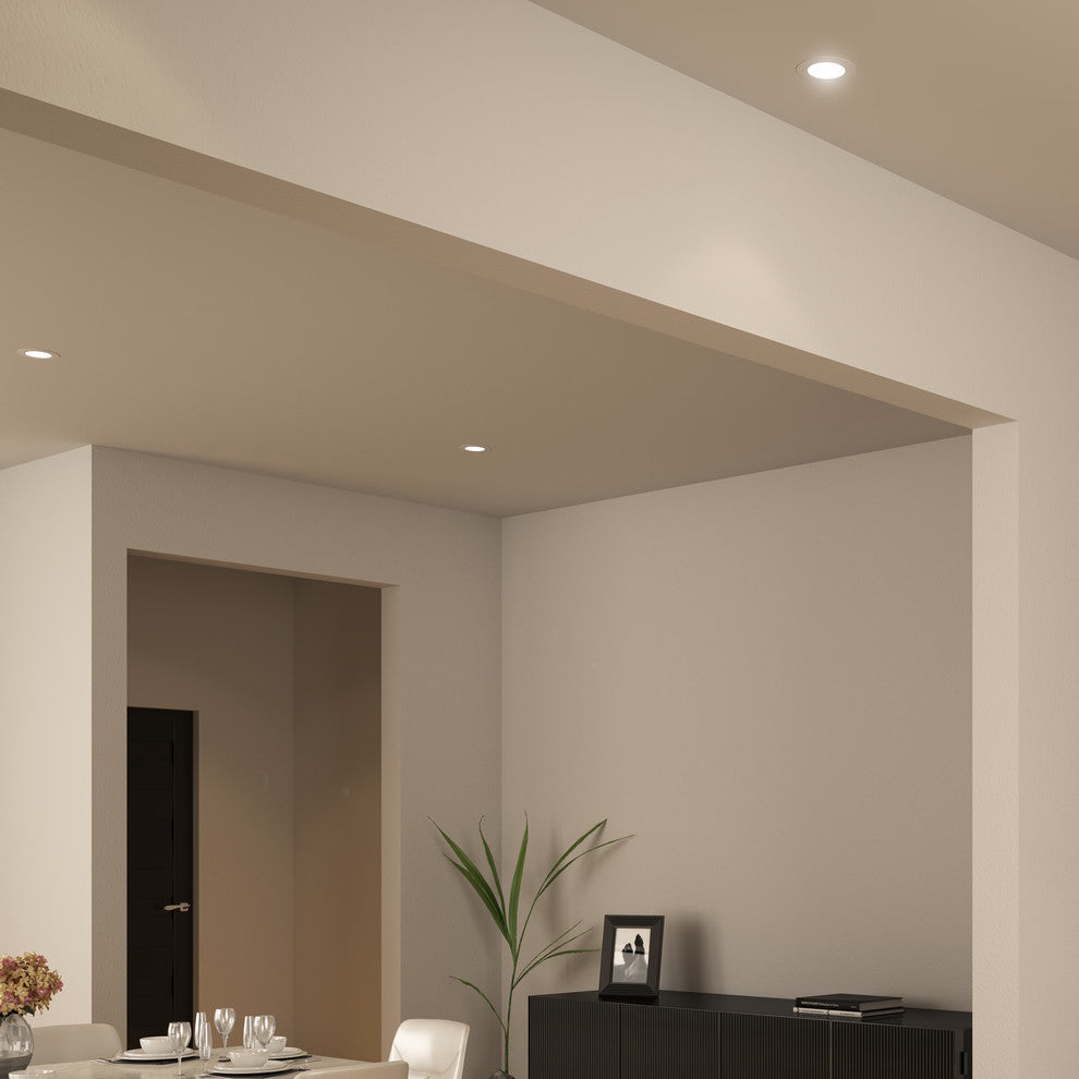 4" Round Color Changing LED Panel with Interchangeable Trim