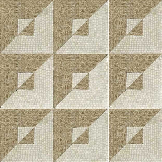 Modern Geometric Mosaic, Junia, 24"x24"