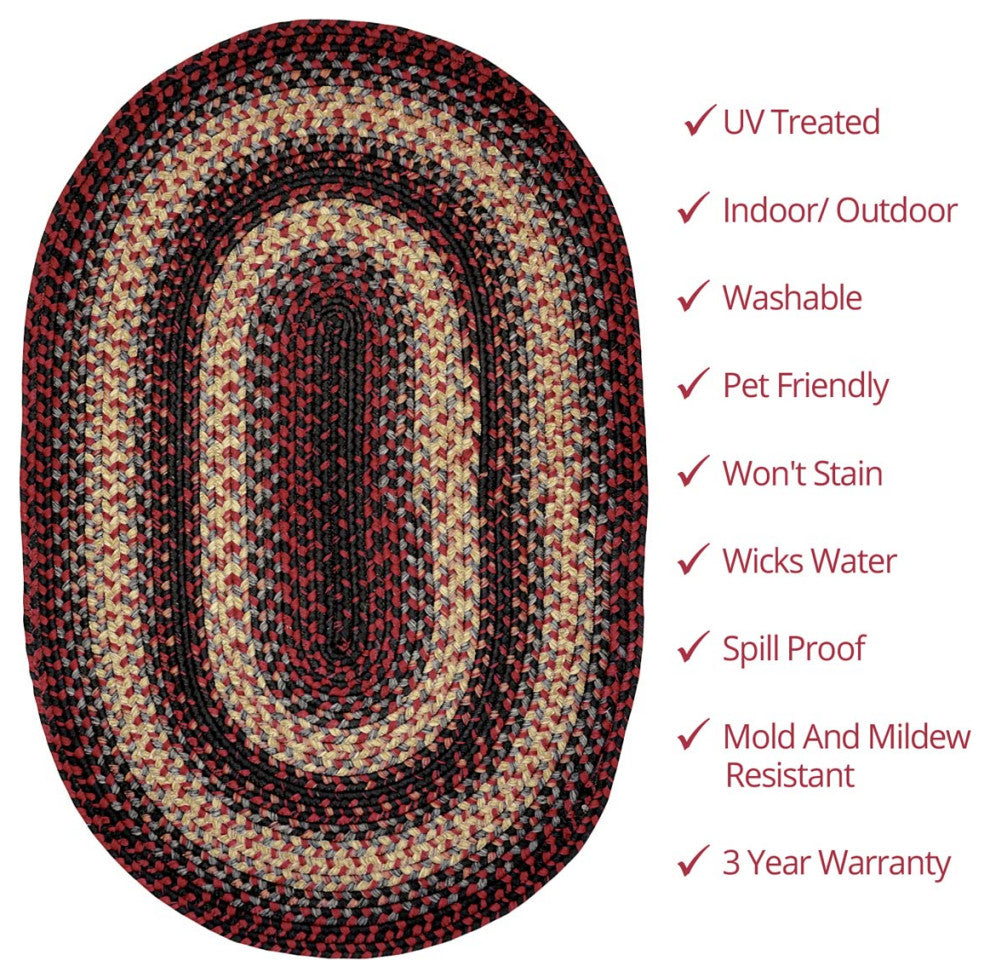 Indoor Outdoor Braided Rugs