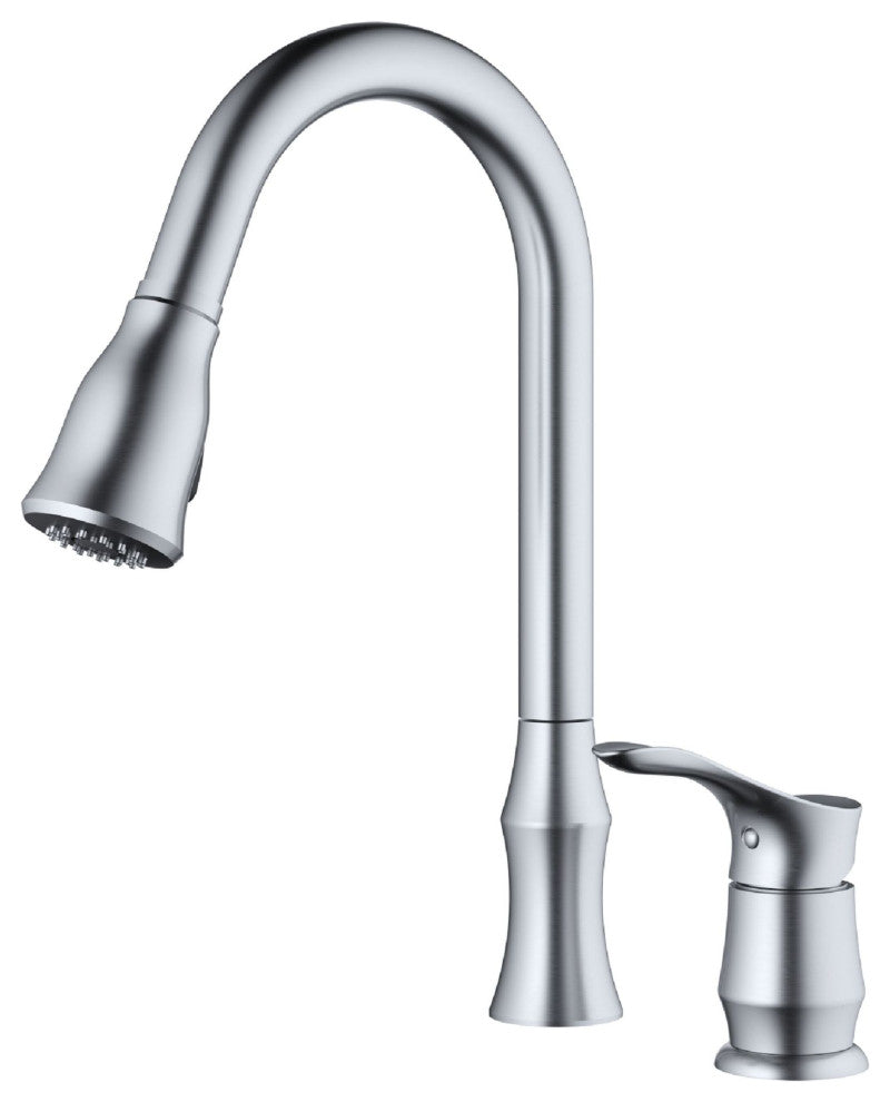 Karran USA KKF260 Hillwood 1.8 GPM 1 Hole Pull Down Kitchen - Stainles