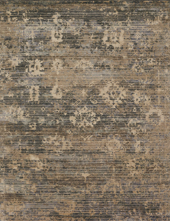 Oceania OC-01 Mist/Moss 2'x3' Area Rug, Sand/Bluestone, 7'9"x9'9