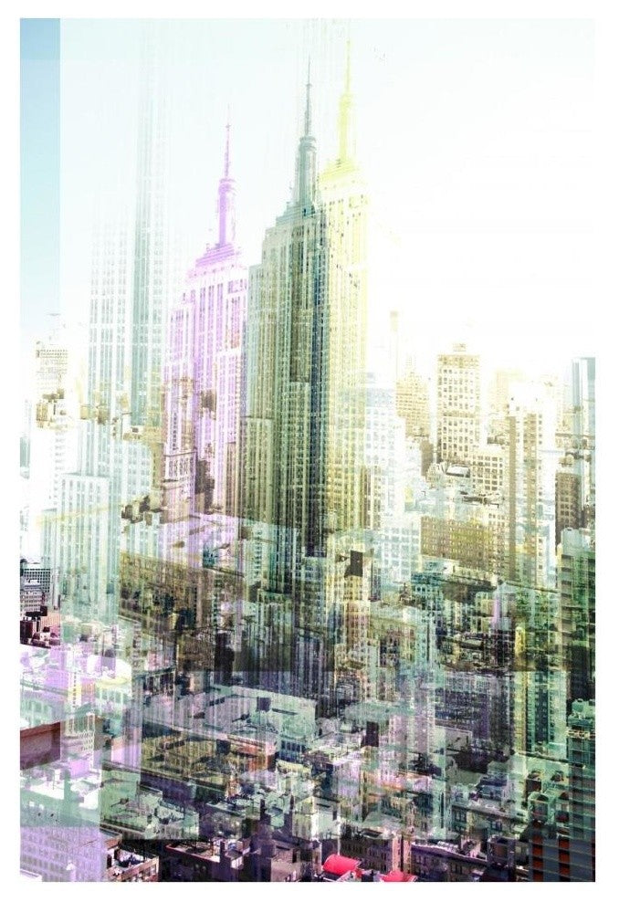 "empire State Building Multiexposure I" Paper Print By Peter Berry 26