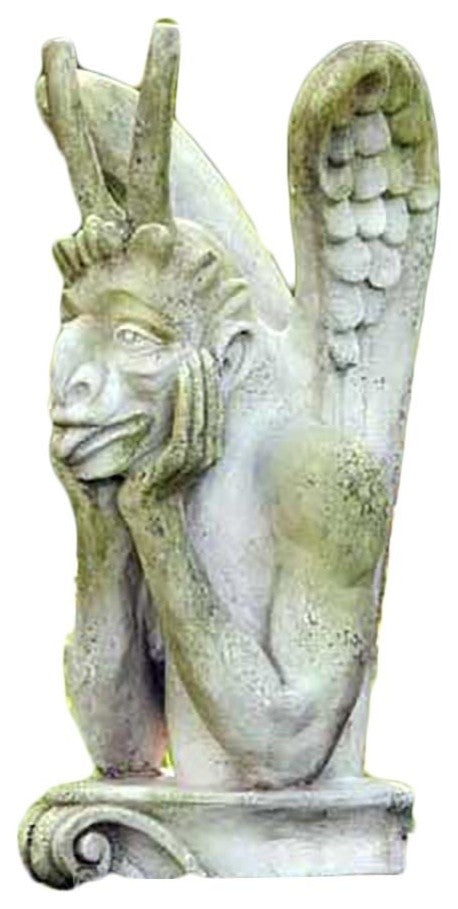 Le Colossal Spitting Gargoyle Statue