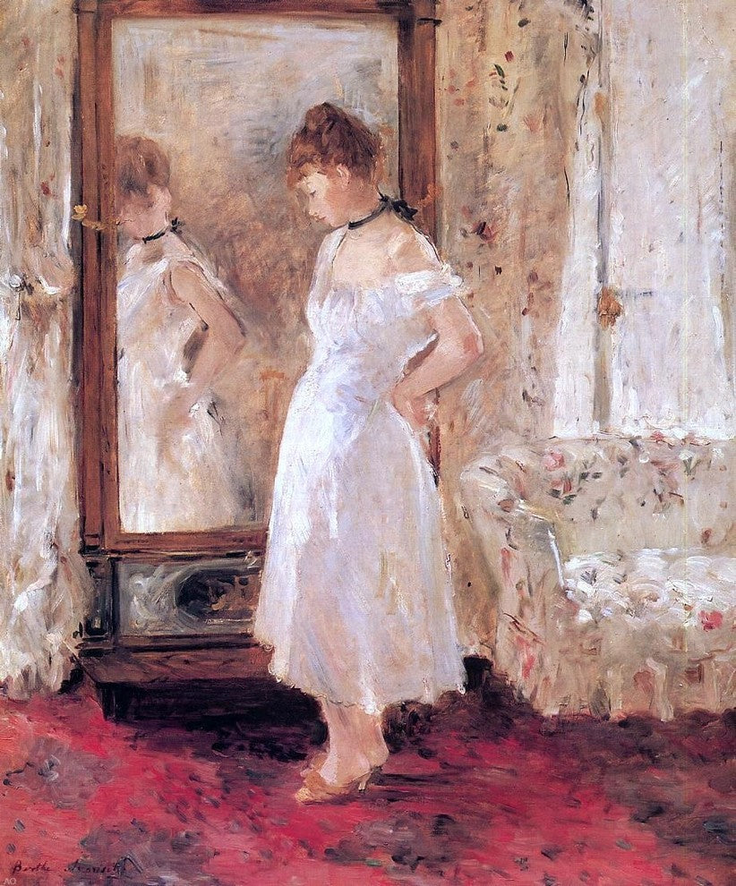 Berthe Morisot Psyche, 20"x25" Wall Decal