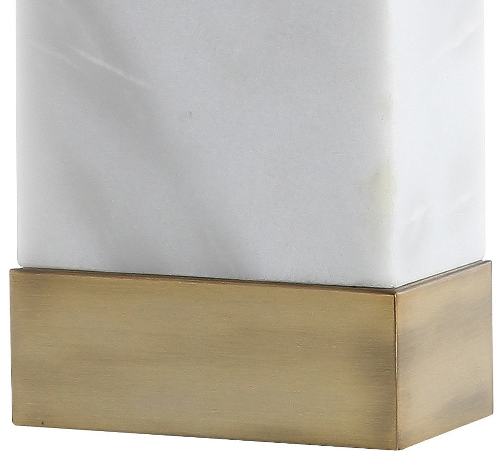 Trevor Marble/iron Gold Modern Console Led Table Lamp