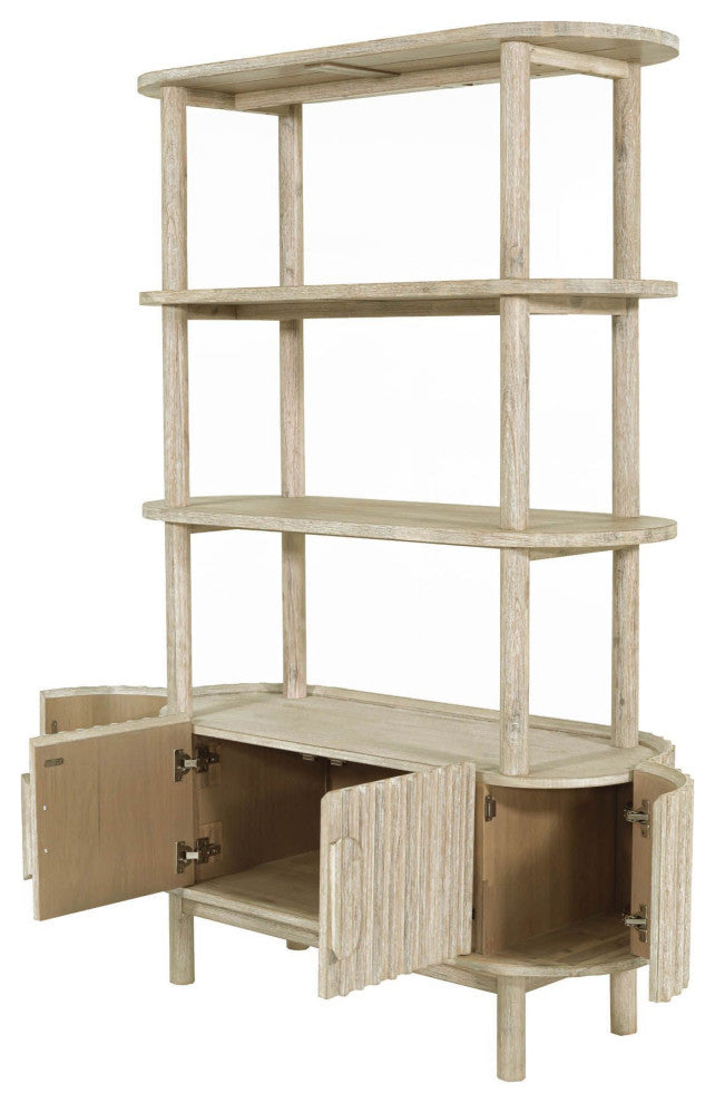 Oasis Acacia Bookcase Beige