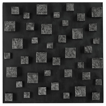 Sterling Industries Silver Leaf Nova Wall Panel in Etched Silver