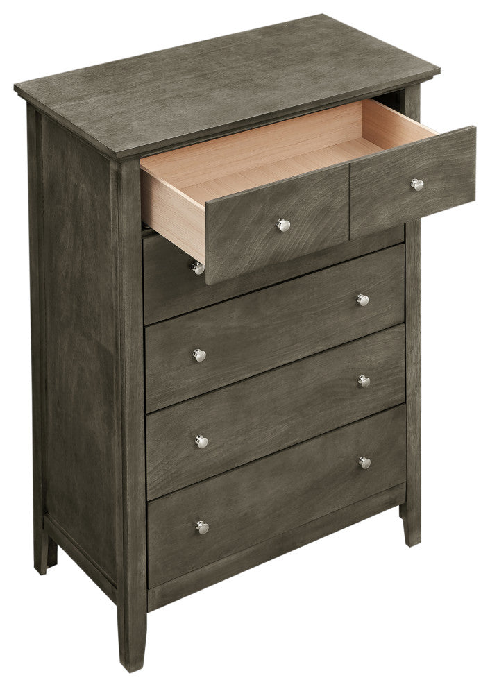 Hammond 4 Drawer Chest Of Drawers 42 L. X 18 W. X 36 H. Gray