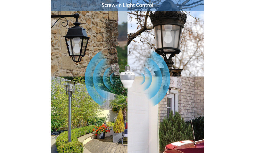 Invisible Motion Retrofit Compact LED Bulb or Light Fixture Add-On SMA