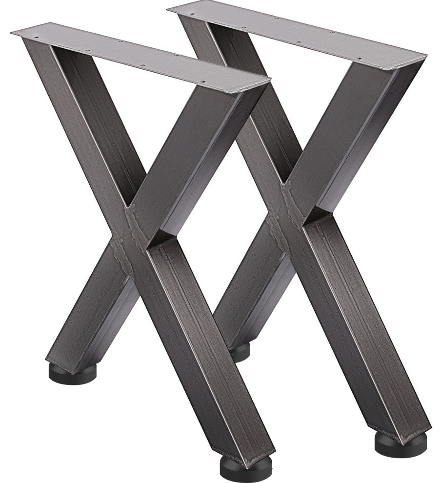 Vevor Steel Table Legs for FurniturexTable Legs Black Color, 28" H X 2