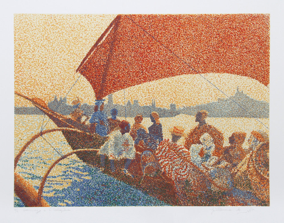 Guillaume Azoulay, Hommage to C. Dellepiane, Serigraph