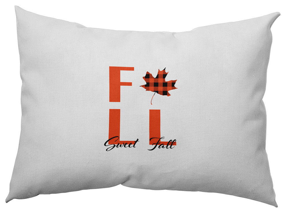 Sweet Fall Accent Pillow, Harvest Orange, 14"x20"