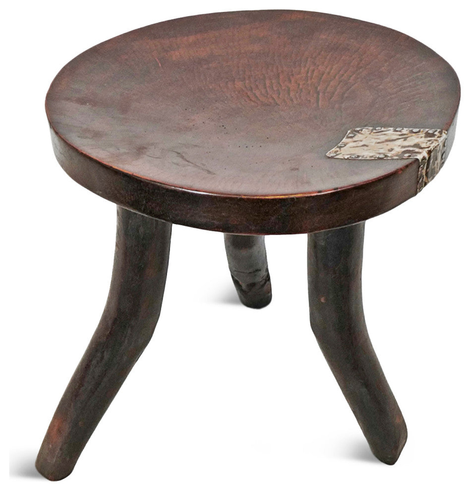 Consigned Vintage Luo Sudan Wood Stool