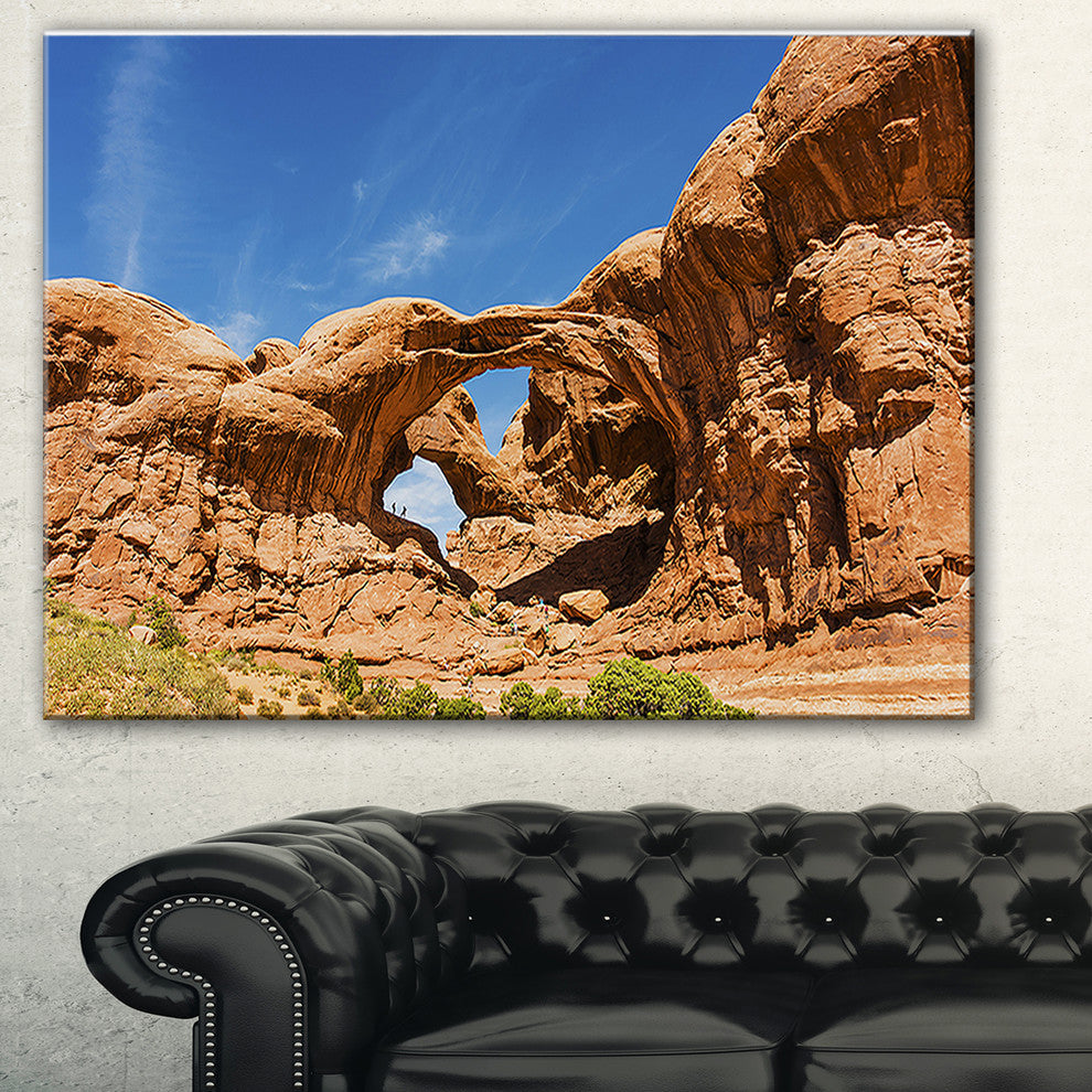 "double Arch In Arches National Park" Photograph Print