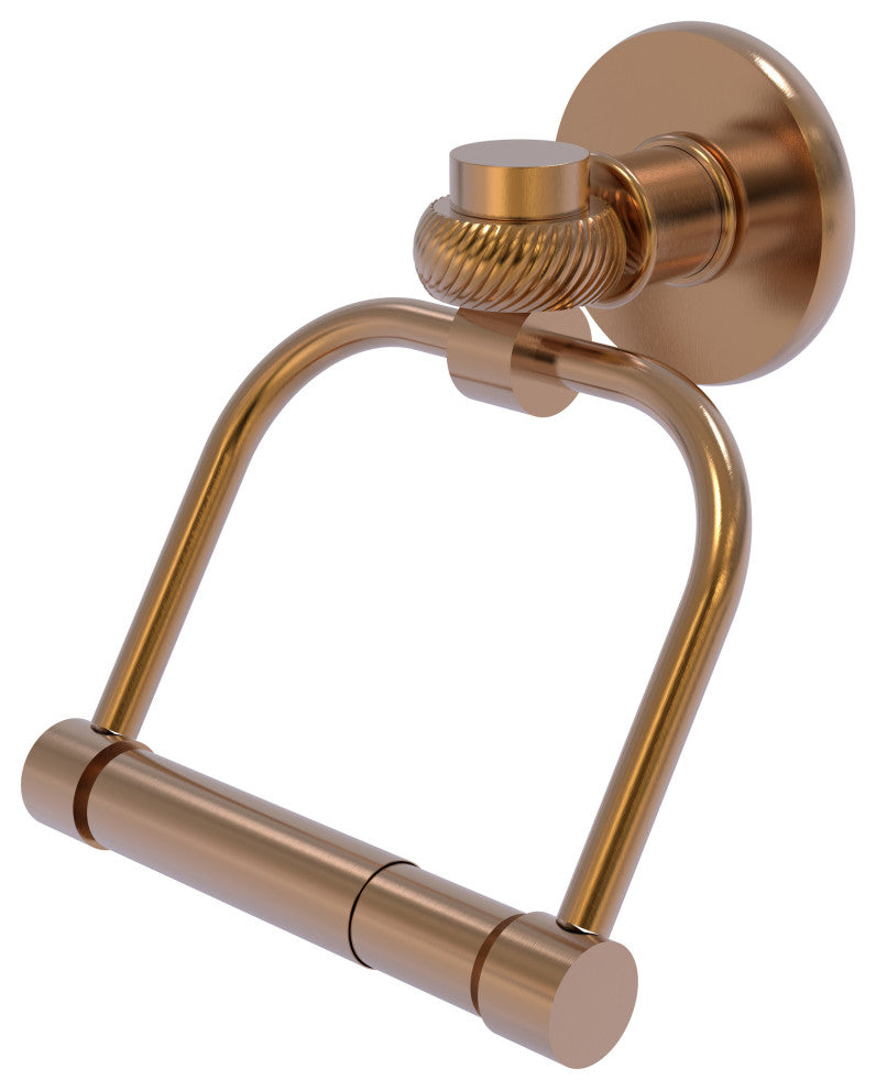 Continental 2 Post Toilet Tissue Holder With Twist Accents Brushed Br