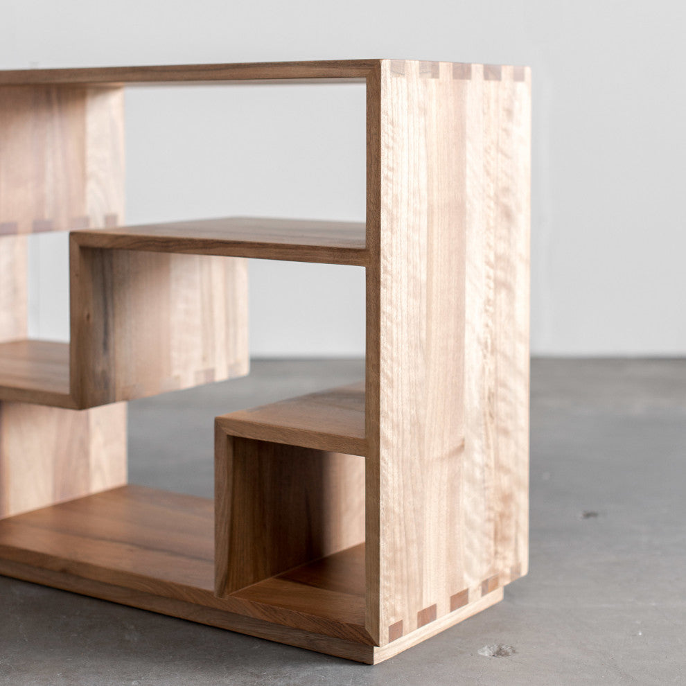 Zen Bookcase, Natural Walnut