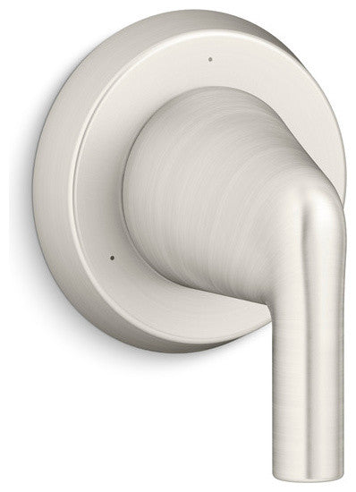 Taper By Bjarke Ingels Transfer Trim Lever Handle Brushed Nickel