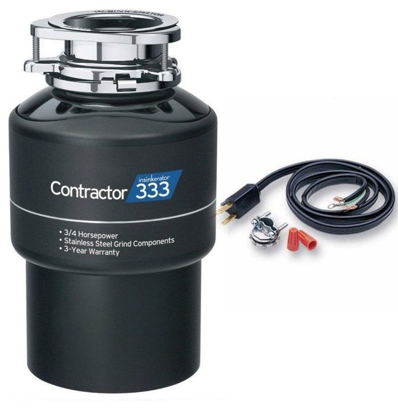 InSinkErator Contractor 333 Contractor Series 3/4 HP Garbage - Power C